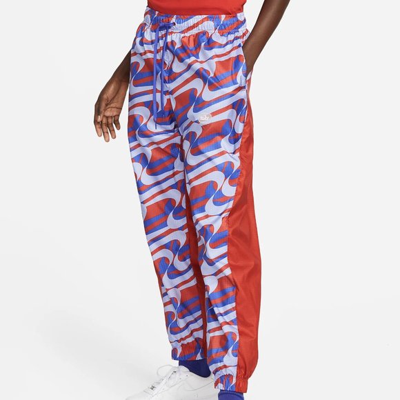 Nike | Pants & Jumpsuits | Nwt Nike Sportswear Woven All Over Icon ...